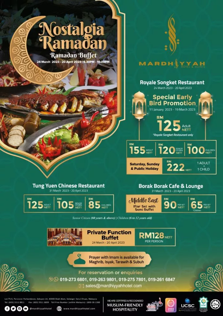 Pakej Ramadhan Buffet Selangor 2023
